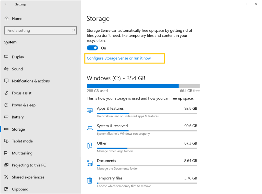 How To Make OneDrive Files Automatically To Free Up Space On Windows 10 